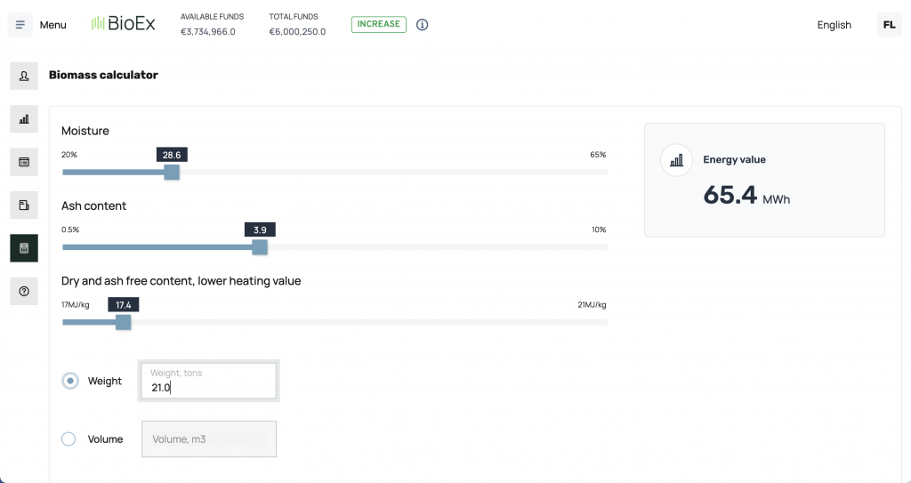 Biomass Trading Platform – BioEx